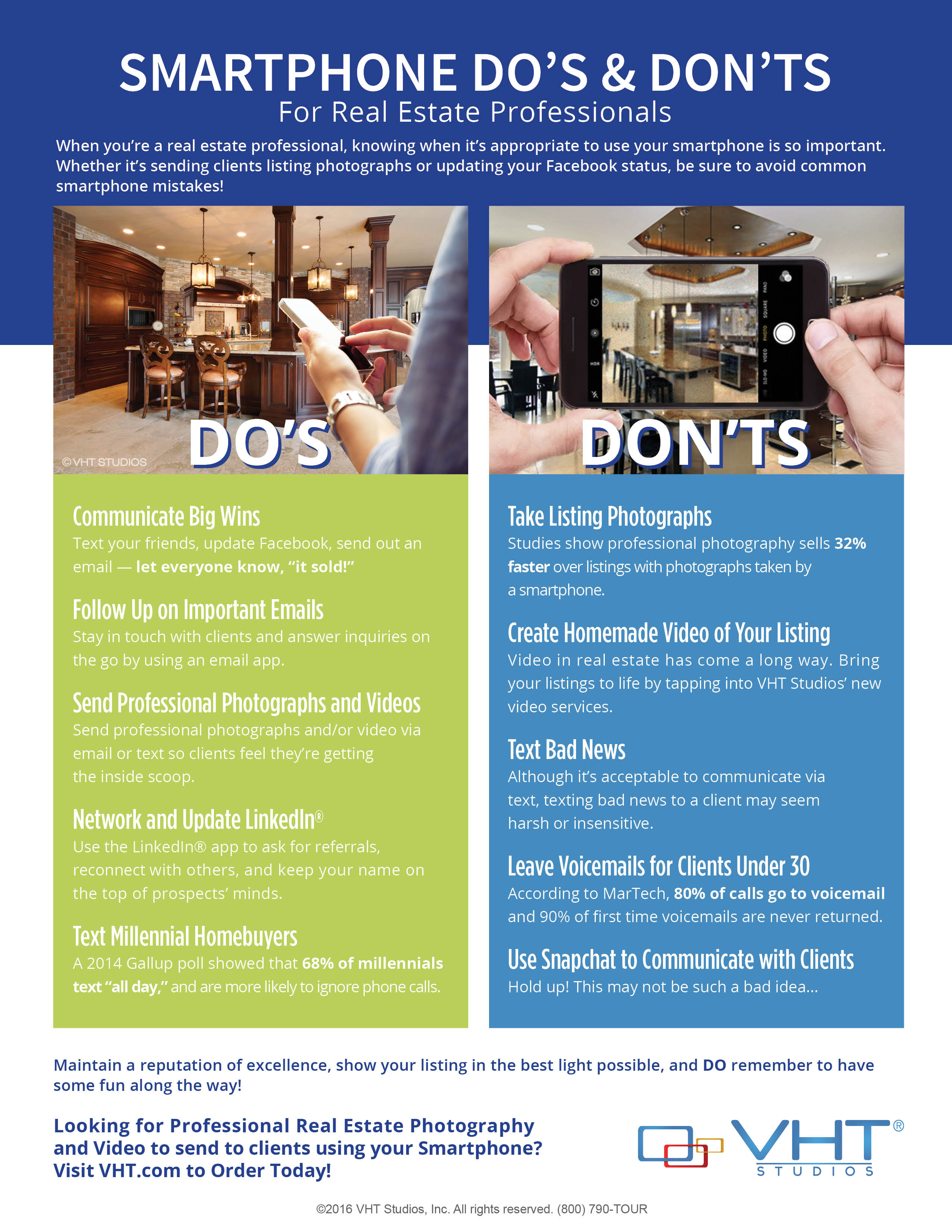 Smartphone etiquette for real estate professionals | VHT Studios